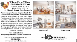 Wilson Farm Village Grand Opening!, The Petersons Inc Country Real ...