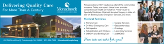 Delivery Quality Care, Monadnock Community Hospital, Peterborough, NH