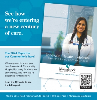 See How We're Entering a New Century of Care, Monadnock Community ...